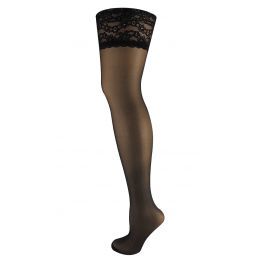 15 Denier Over the Knee Garter Stockings